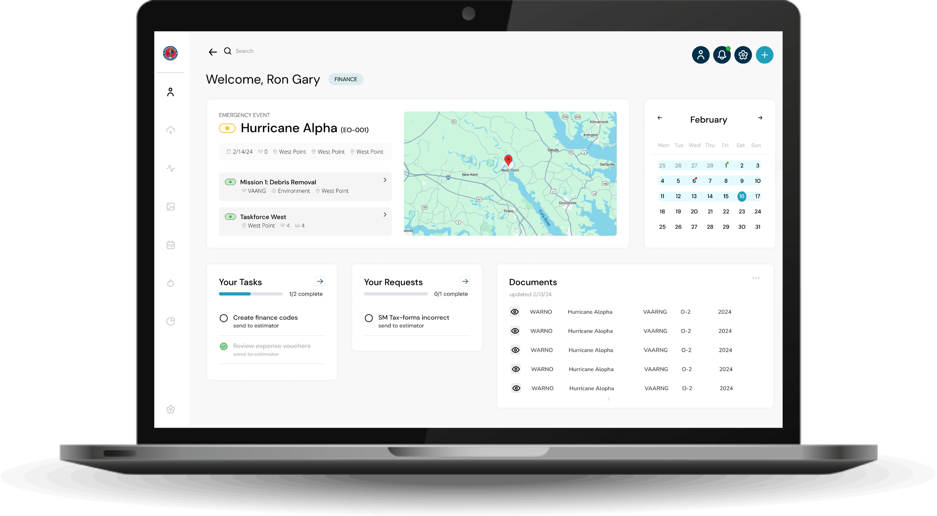 NGIS' Emergency Response Management System